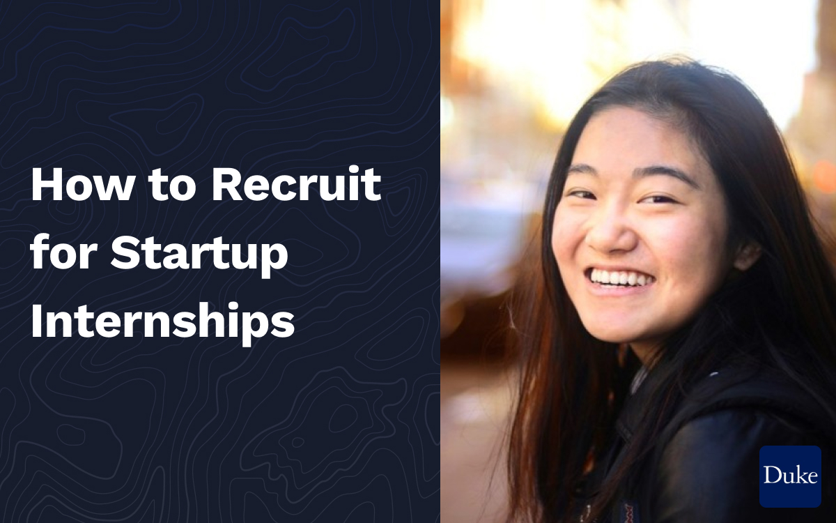 Recruiting for Startup Internships | Startup Search | Startup Search